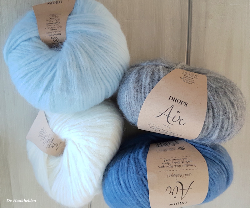 Review: Drops Air mix en uni colour – De Haakhelden